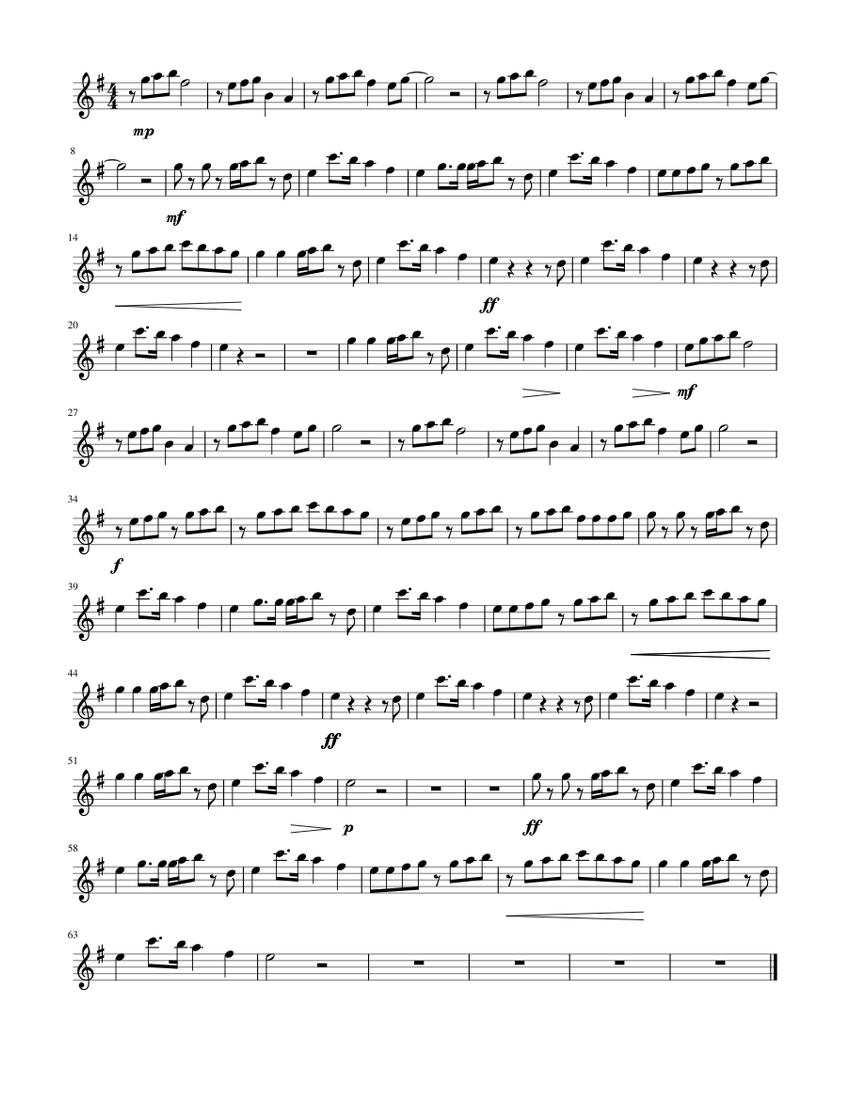 Darkside flute Sheet Music for Piano (Solo) easy | MuseScore.com