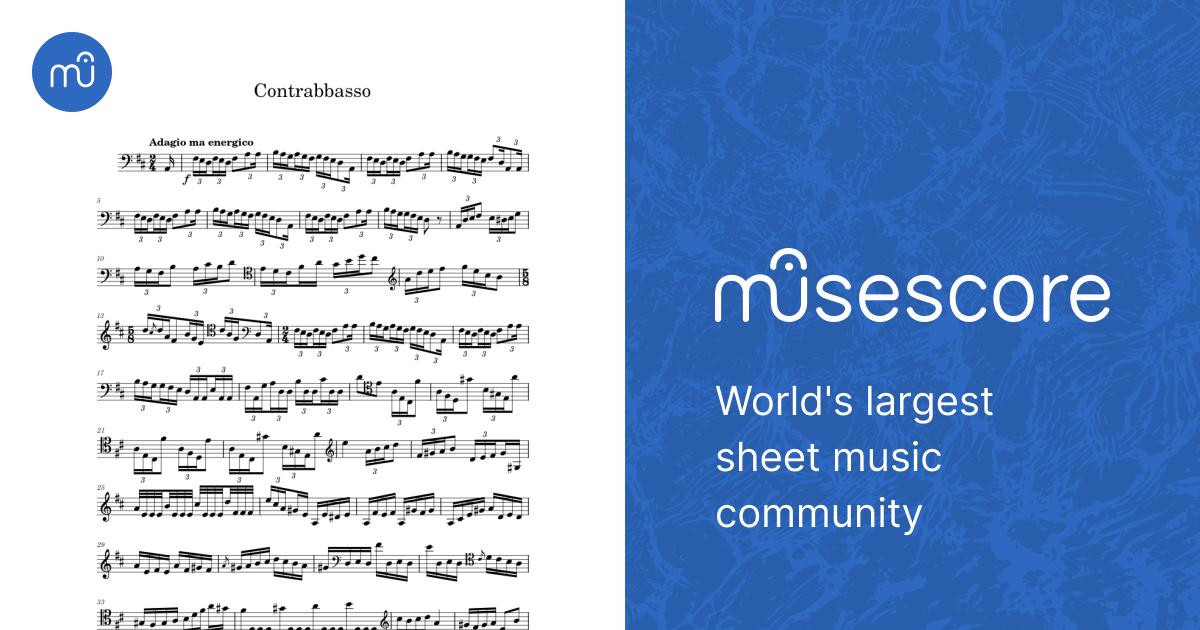 Double Bass Sheet Music for Contrabass (Solo) | MuseScore.com