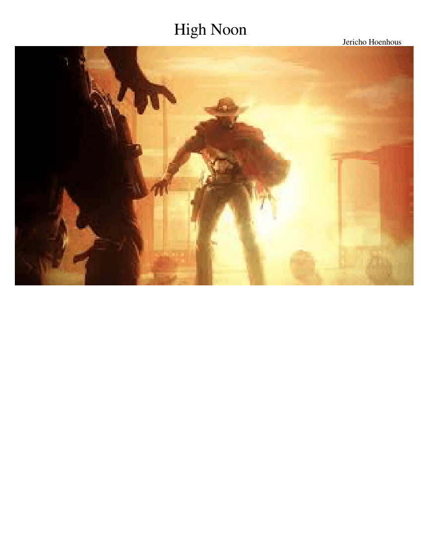 High Noon (Original Composition) Sheet music for Contrabass, Violin ...