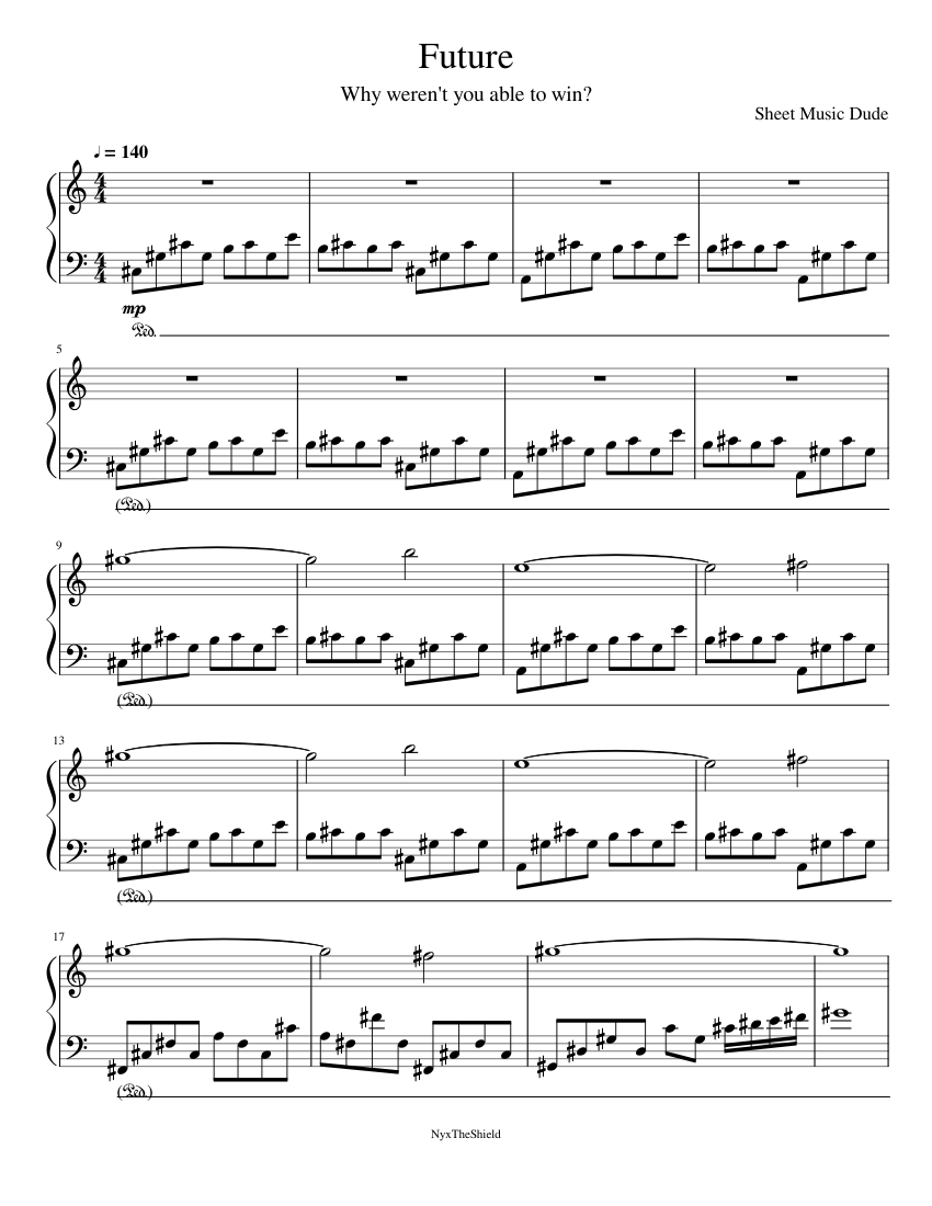 Future - piano tutorial