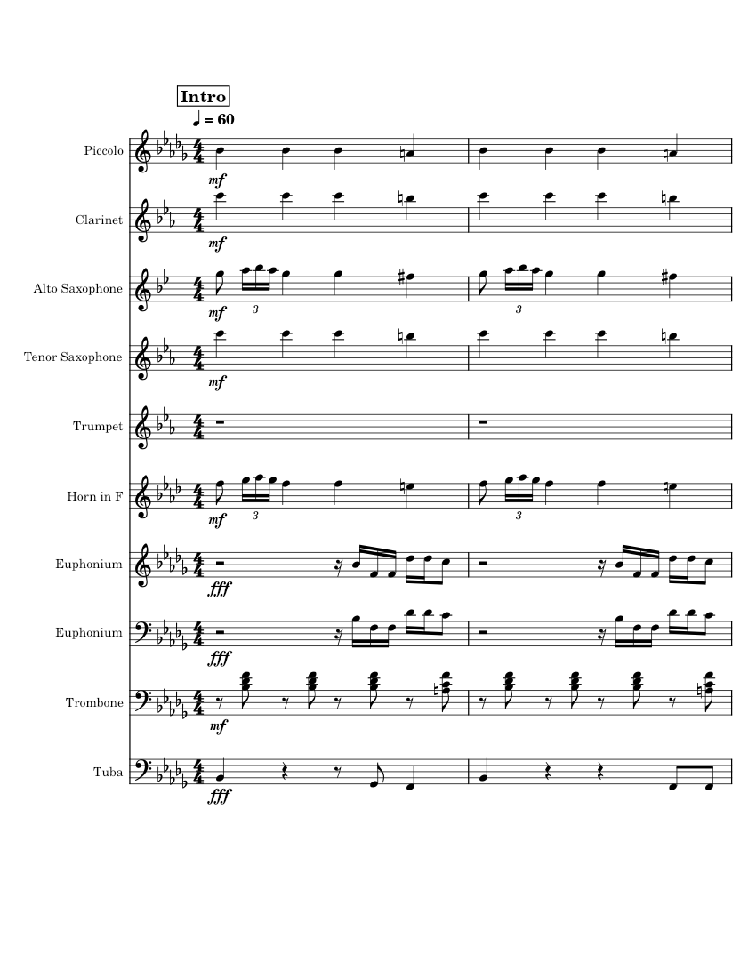The Phonics Song Sheet music for Trombone, Euphonium, Tuba, Flute piccolo & more instruments ...
