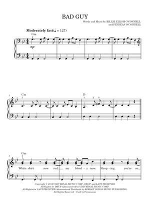 Billie Eilish - Bad guy cello Sheet Music for Cello (Solo) | MuseScore.com